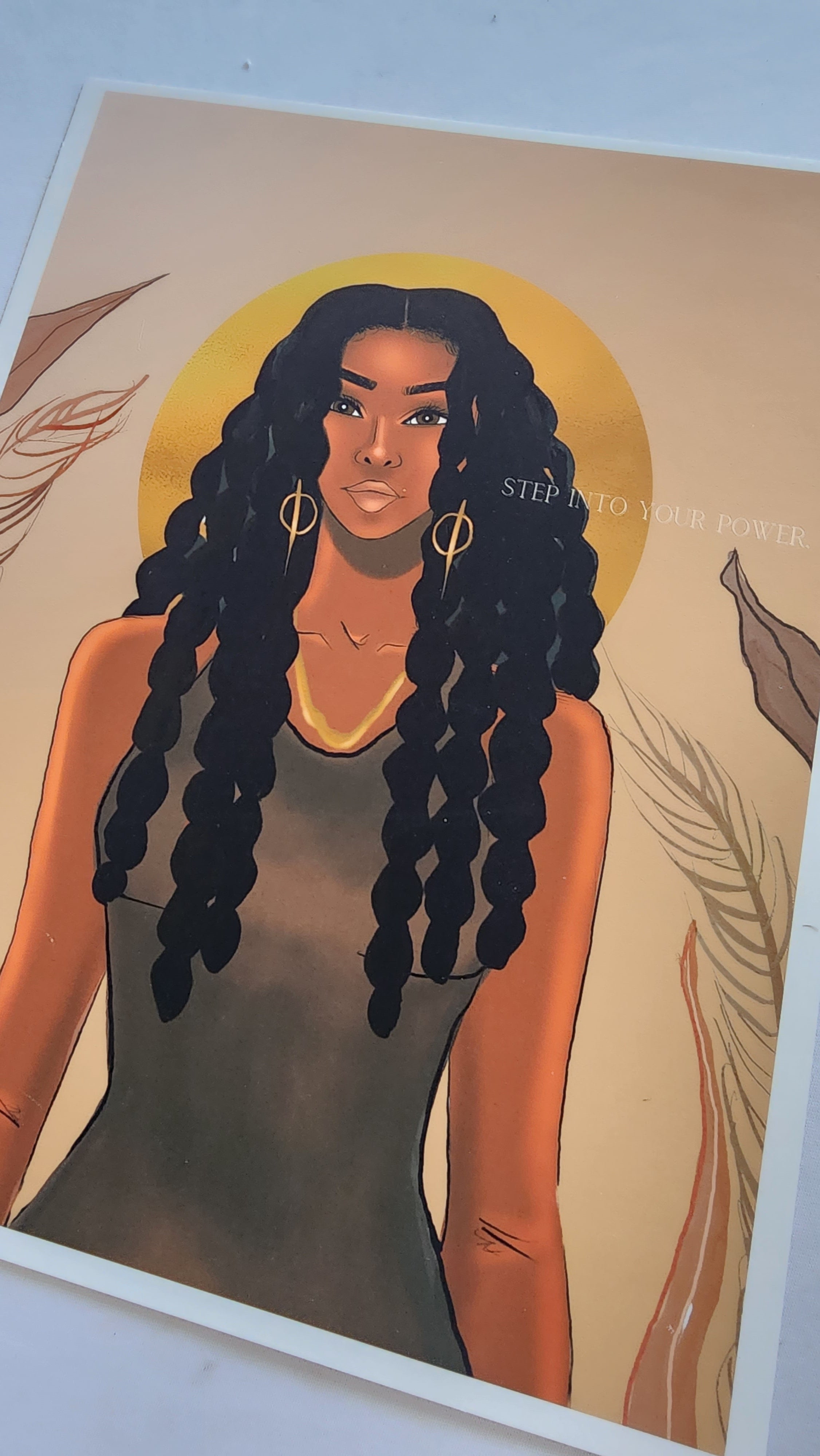 Step Into Your Power - 8.5x11 Print – Keliah Dyann