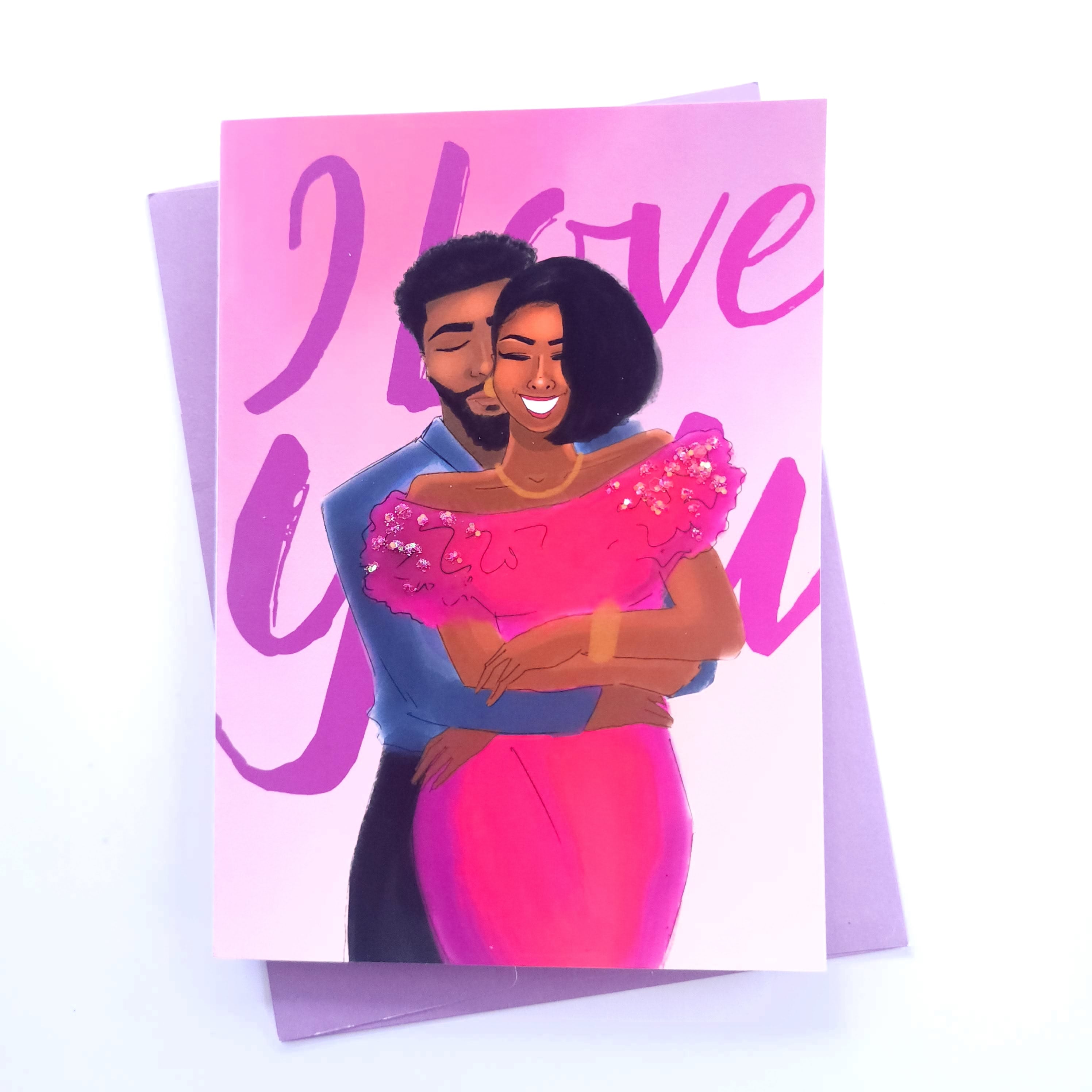 New! - I Love You - Love/Valentine's Greeting Card – Keliah Dyann