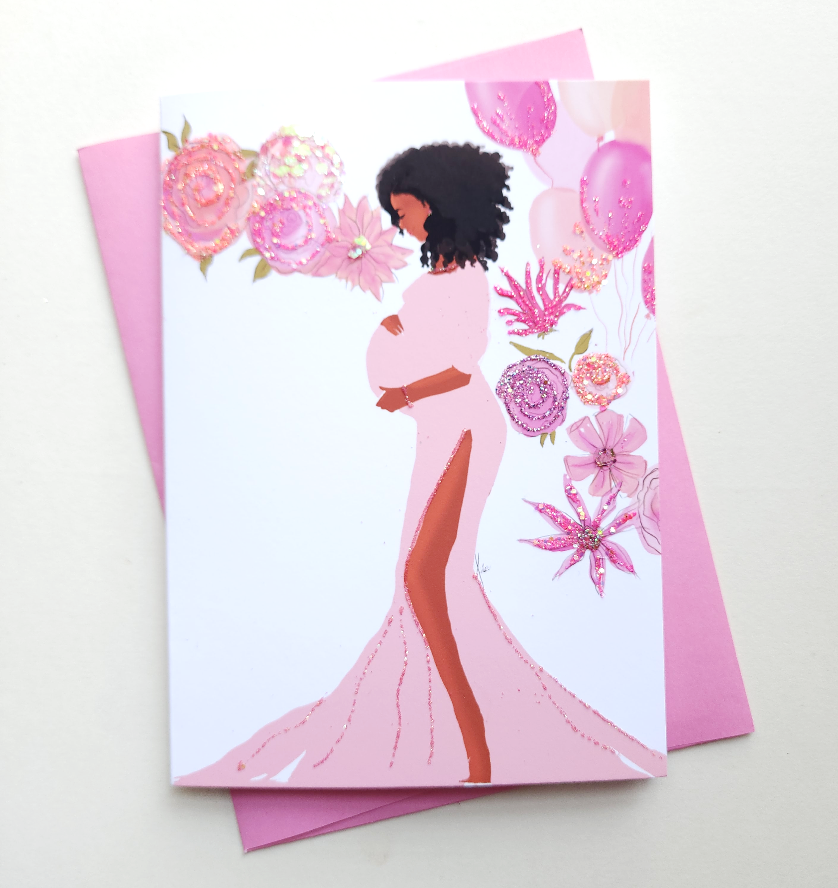Congratulations to an Expecting Mom of Baby Girl - Baby Shower Greetin ...